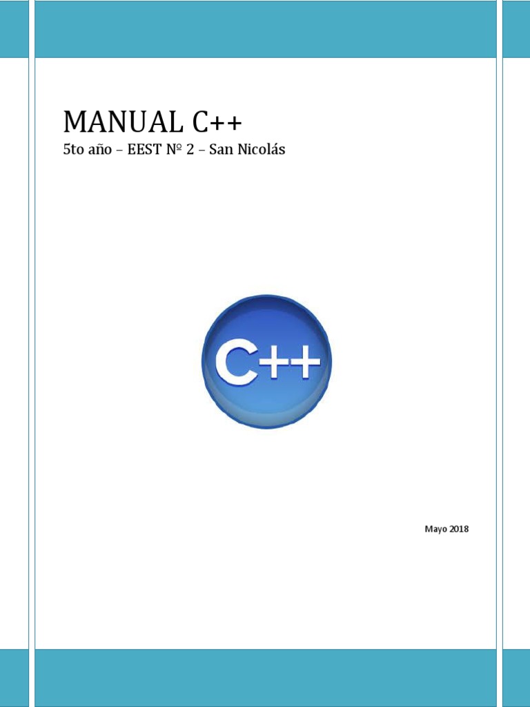 Manual C++ | PDF | C ++ | Programa de computadora
