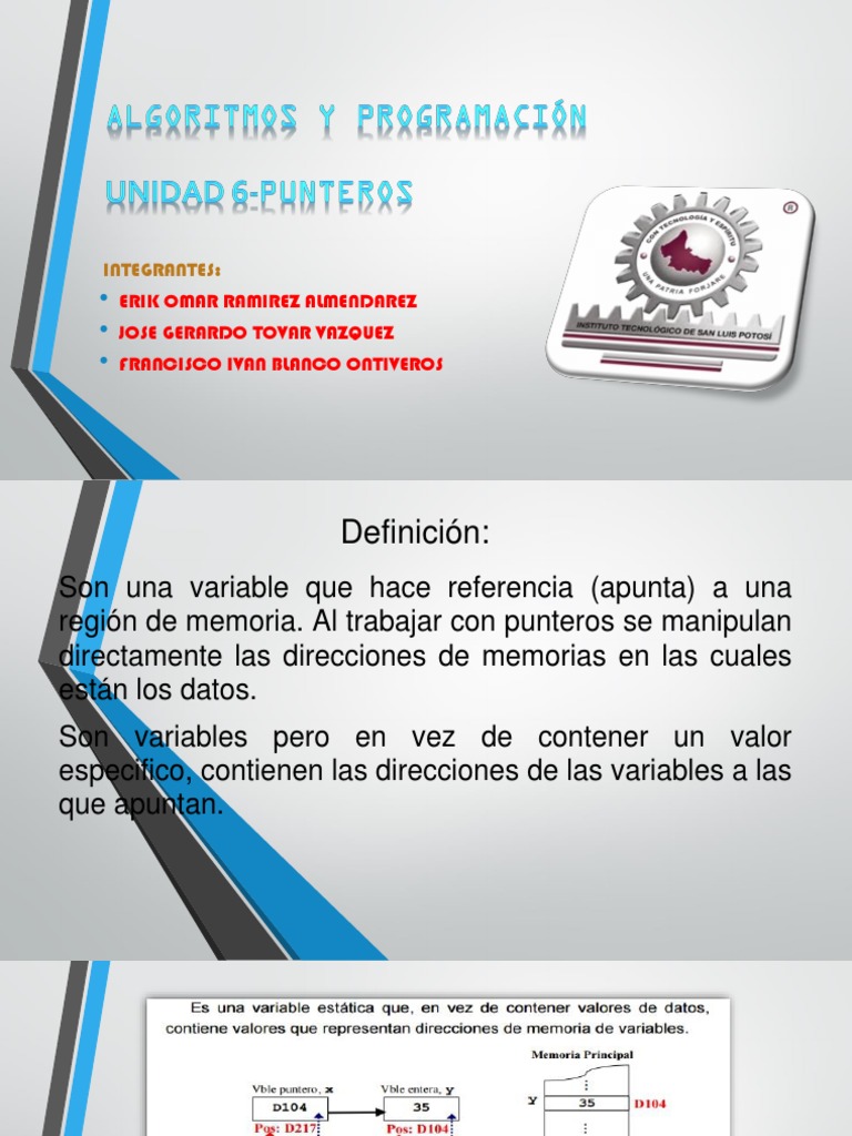 Introducción a Punteros en C++ | PDF | Puntero (Programación de ...