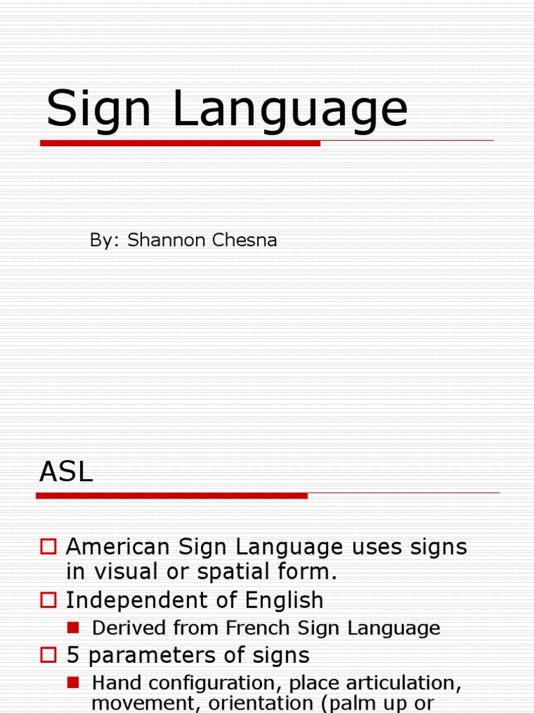 Shannon | PDF | Sign Language | American Sign Language