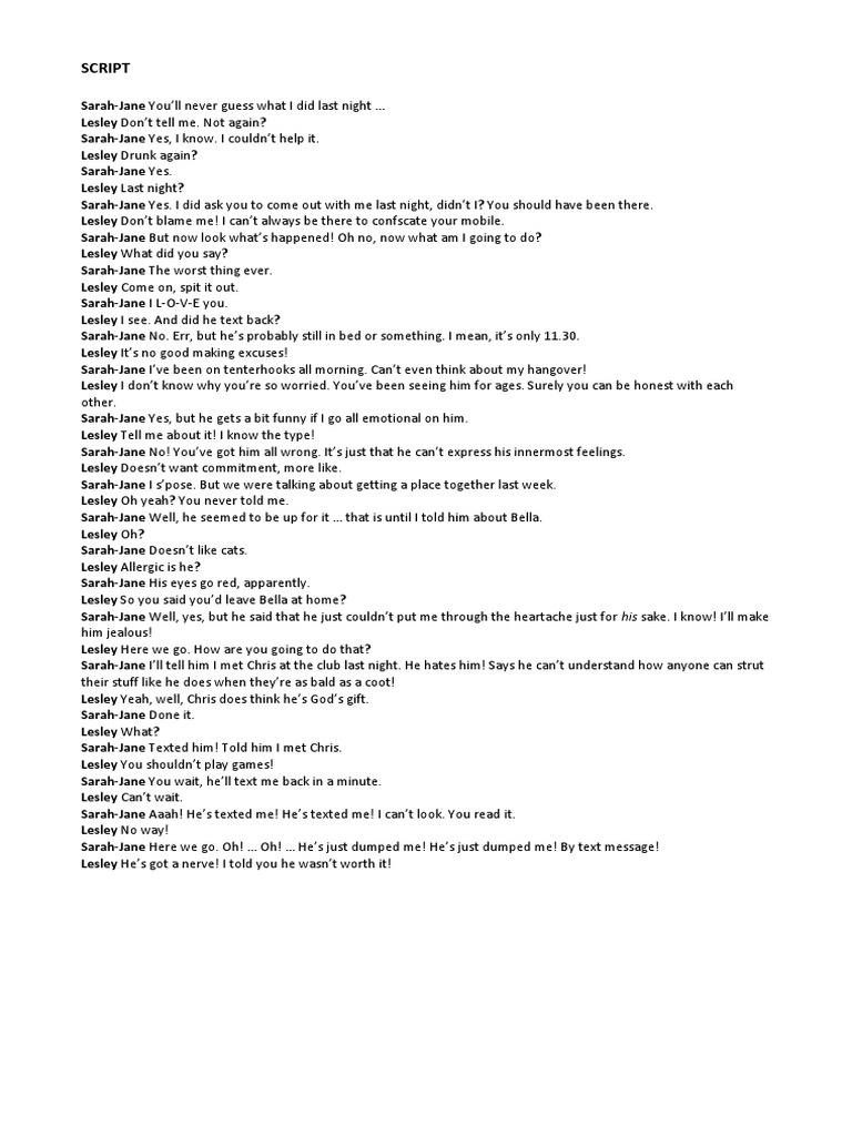 Script Earthquake | PDF