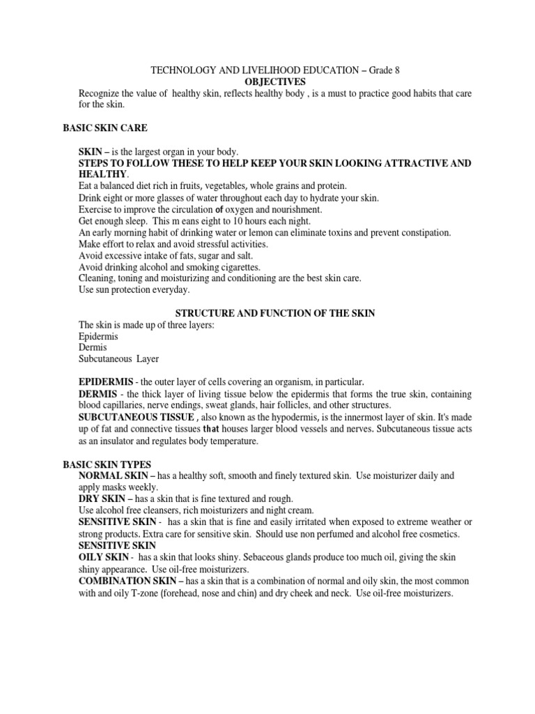 Tle | PDF | Skin | Massage