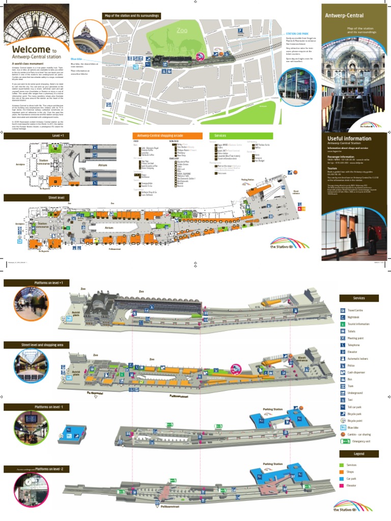 Map Antwerpen Centraal | PDF | Land Transport | Transport