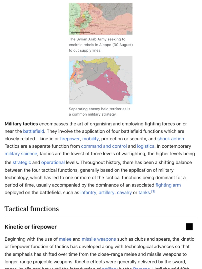 Military Tactics PDF | PDF | Military Tactics | National Security