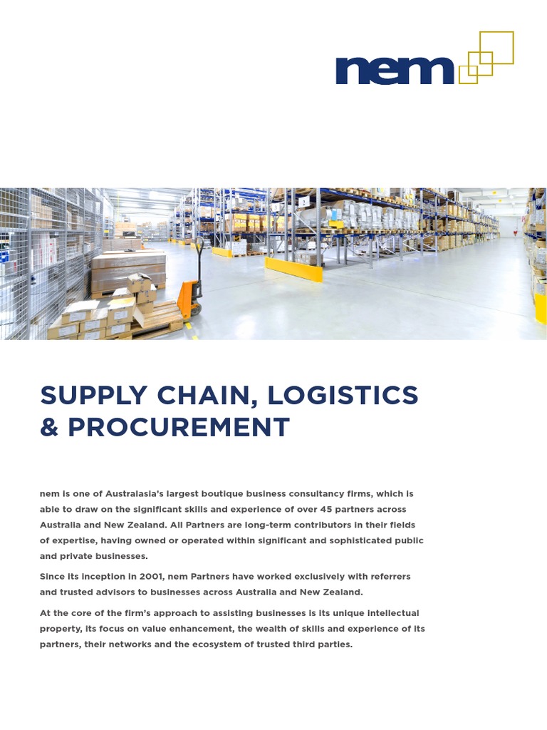Supply Chain, Logistics & Procurement | PDF | Strategic Management ...