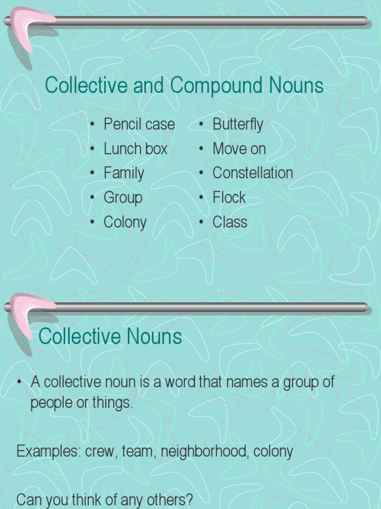 Understanding Compound and Collective Nouns | PDF