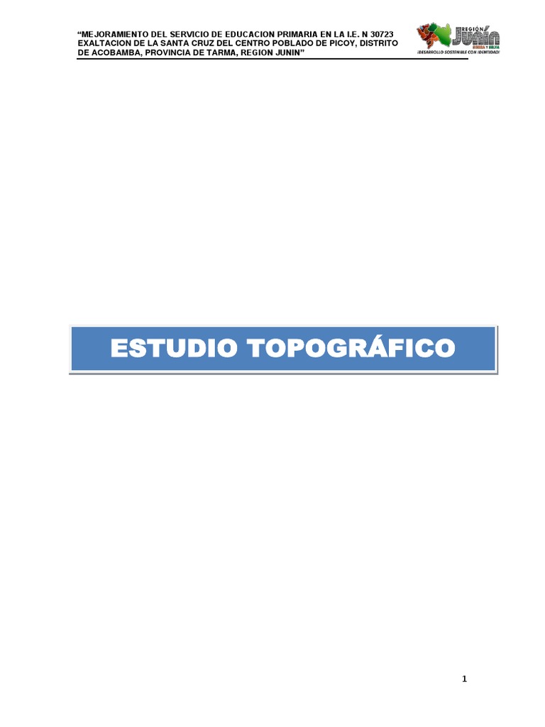 Topo Picoy | PDF | Topografía | Geomática