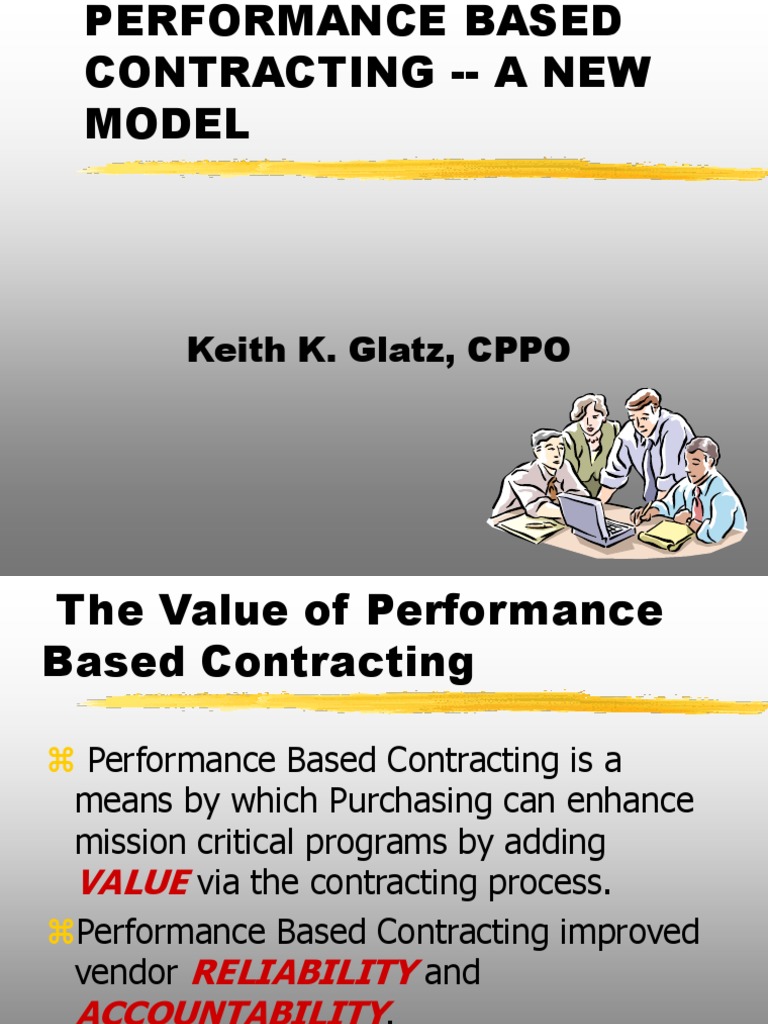 Implementing a Performance-Based Contracting Model | PDF | Specification (Technical Standard ...