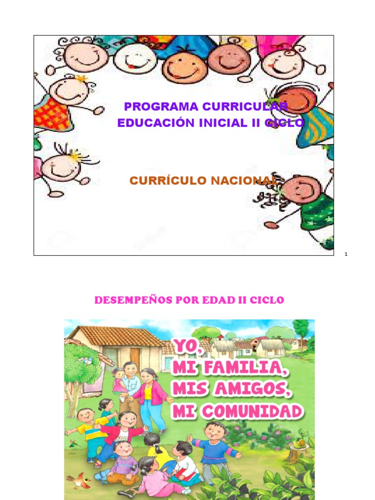 Programa Curricular de Educacion Inicial II Ciclo 2019 | PDF ... Programa Curricular de Educacion Inicial II Ciclo 2019 | PDF ...
