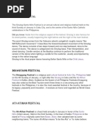 Festivals | PDF | Festival | Philippines