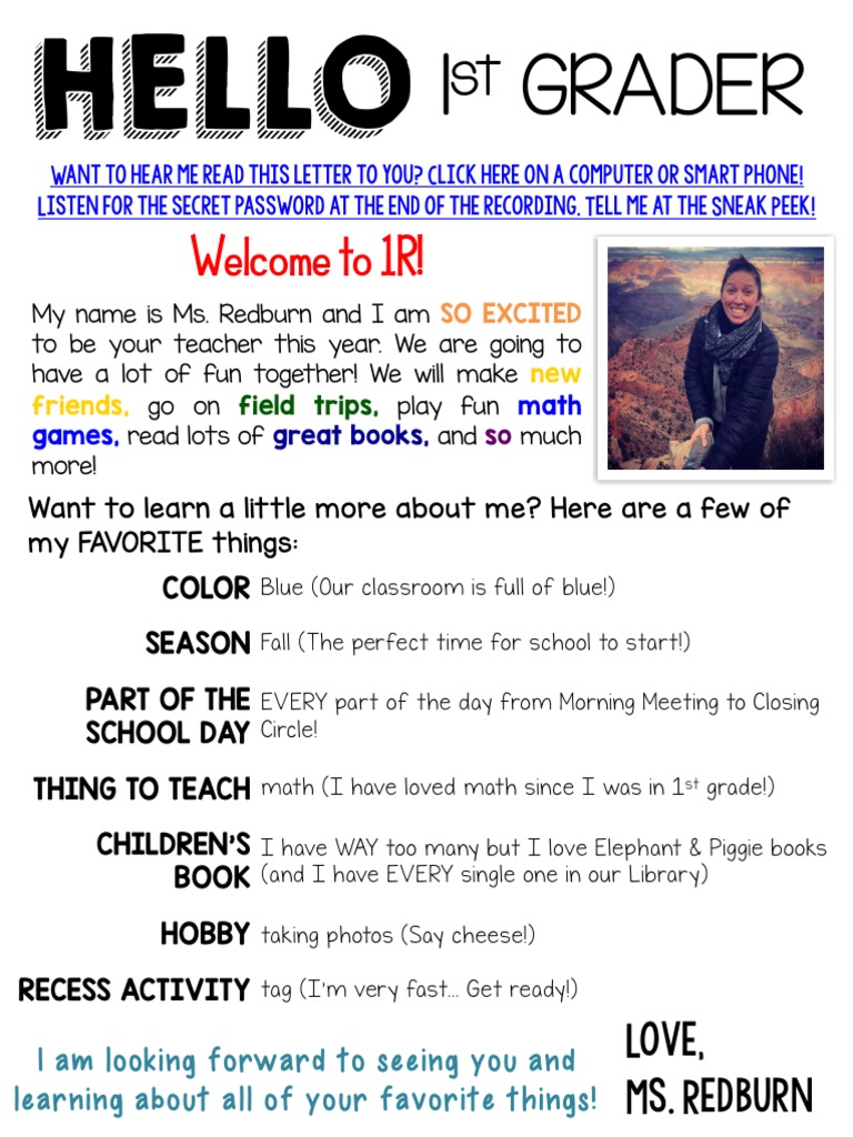 Student Welcome Letter 19-20 | PDF