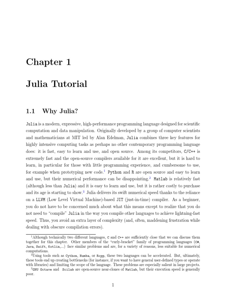 Julia Tutorial Pdf Data Type Array Data Structure 0538