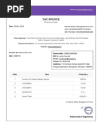 Bluedart - INVOICE FORMAT - Courier Details | PDF