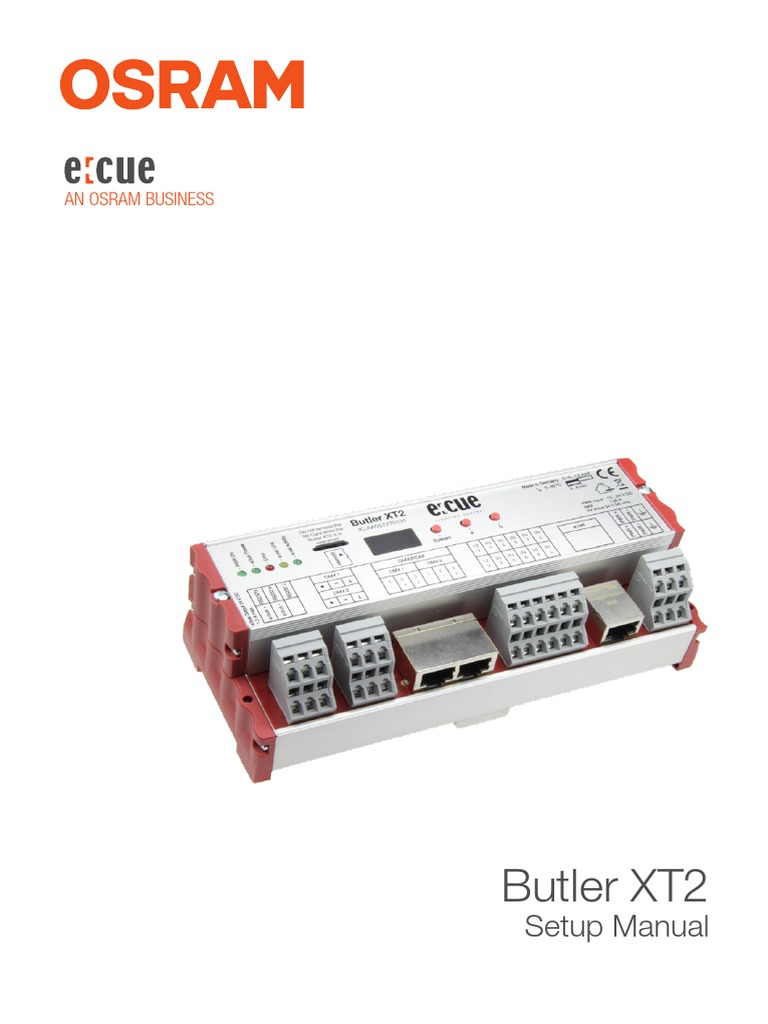En de Butler XT2 Setup v1p17 | PDF | Power Supply | Ip Address