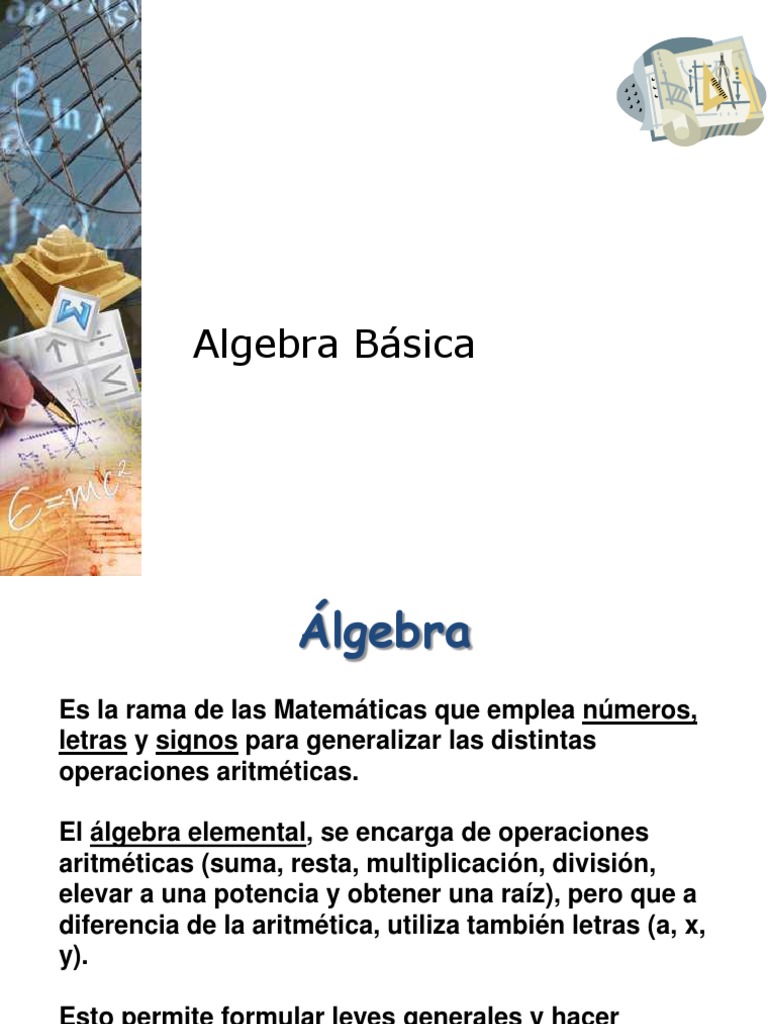 Algebra Básica | PDF | Álgebra | Fracción (Matemáticas)