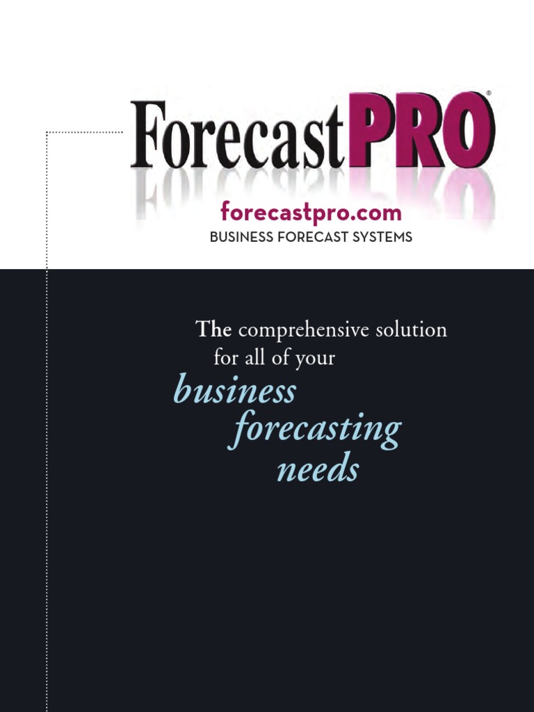 Forecast Pro TRAC V5 User's Guide | PDF | Forecasting | Confidence Interval
