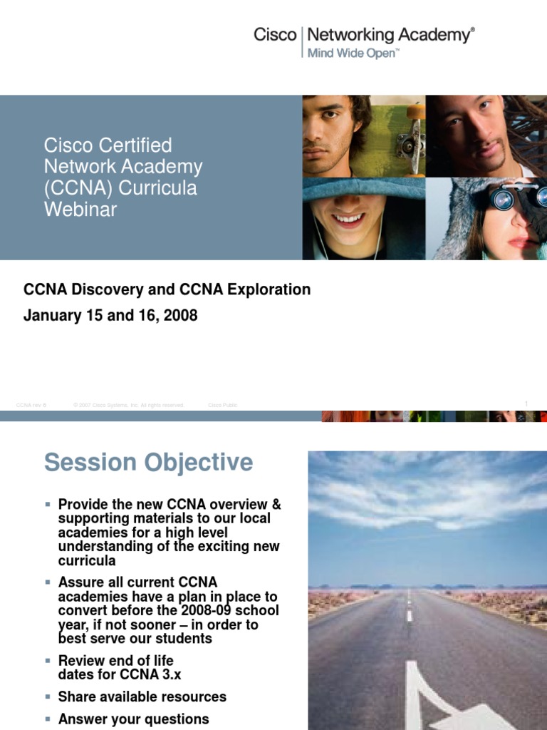 CCNA Webinar Deck Jan0108 | PDF | Cisco Certifications | Router (Computing)