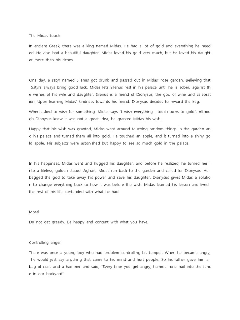 Fable & Short Stories | PDF | Dionysus