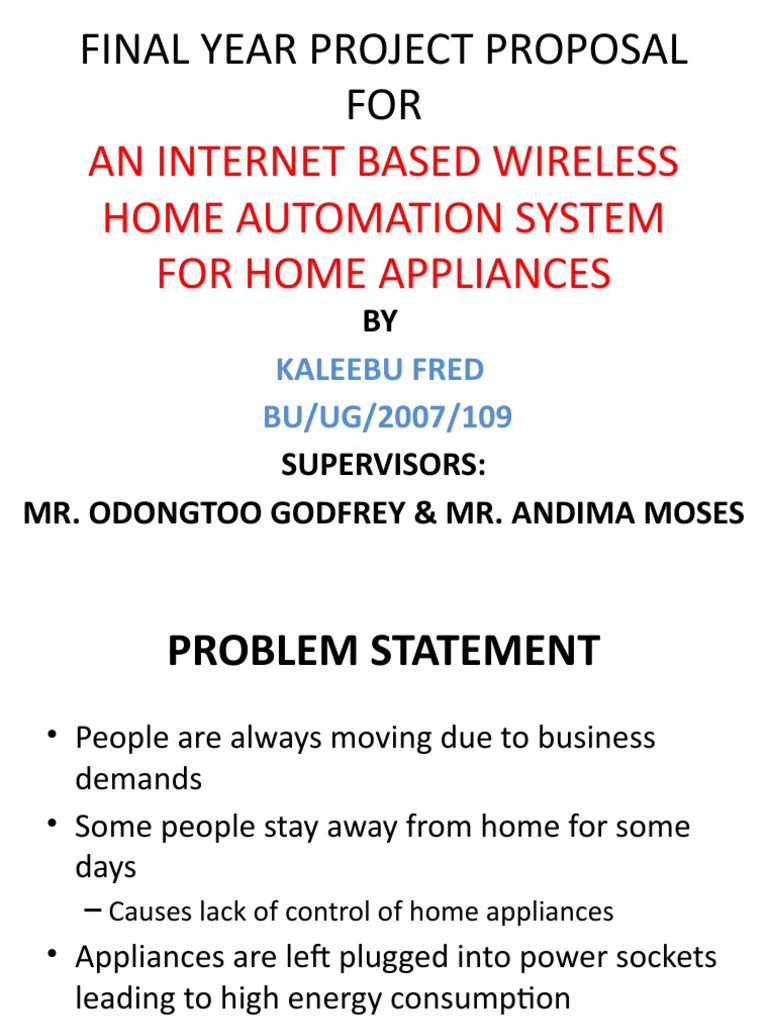 KK Presentation | PDF | Home Automation | Automation