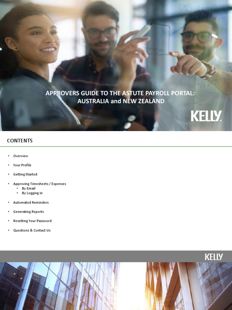 Approvers Guide To The Astute Payroll Portal: Australia and New Zealand ...