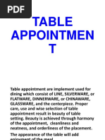 Table Setting Lesson Plan | PDF | Tableware | Domestic Implements