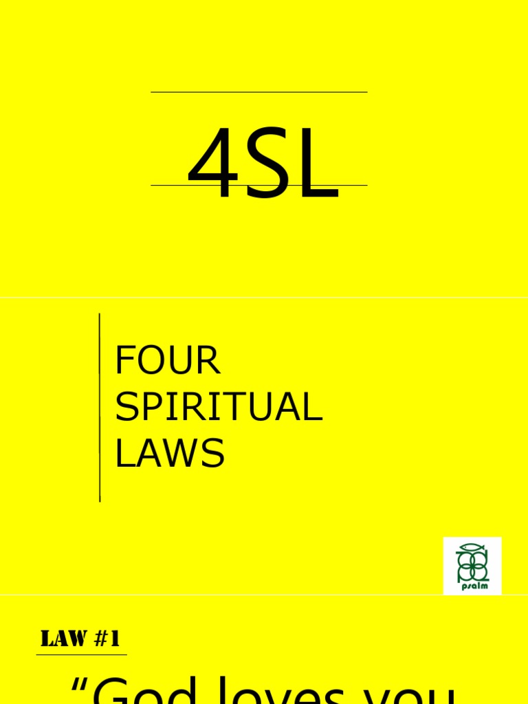 4 Spiritual Laws | PDF