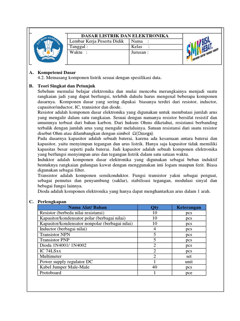 LKPD Psikomotorik Dle KD 3 - 2 | PDF