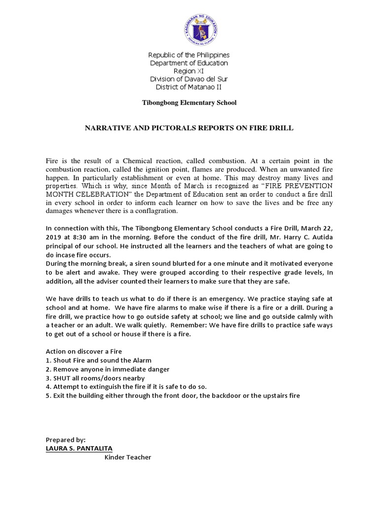 Fire Drill 1 | PDF | Fires | Hazards