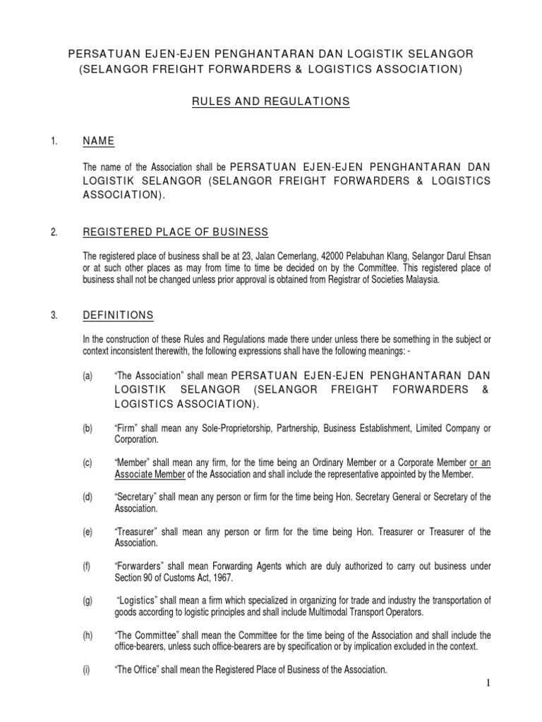 Rules & Regulation | PDF | Quorum | Proxy Voting