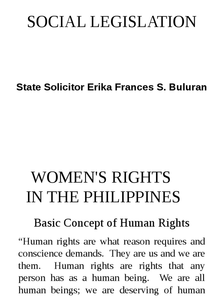 Cedaw - Magna Carta Slides | PDF | Convention On The Elimination Of All Forms Of Discrimination ...