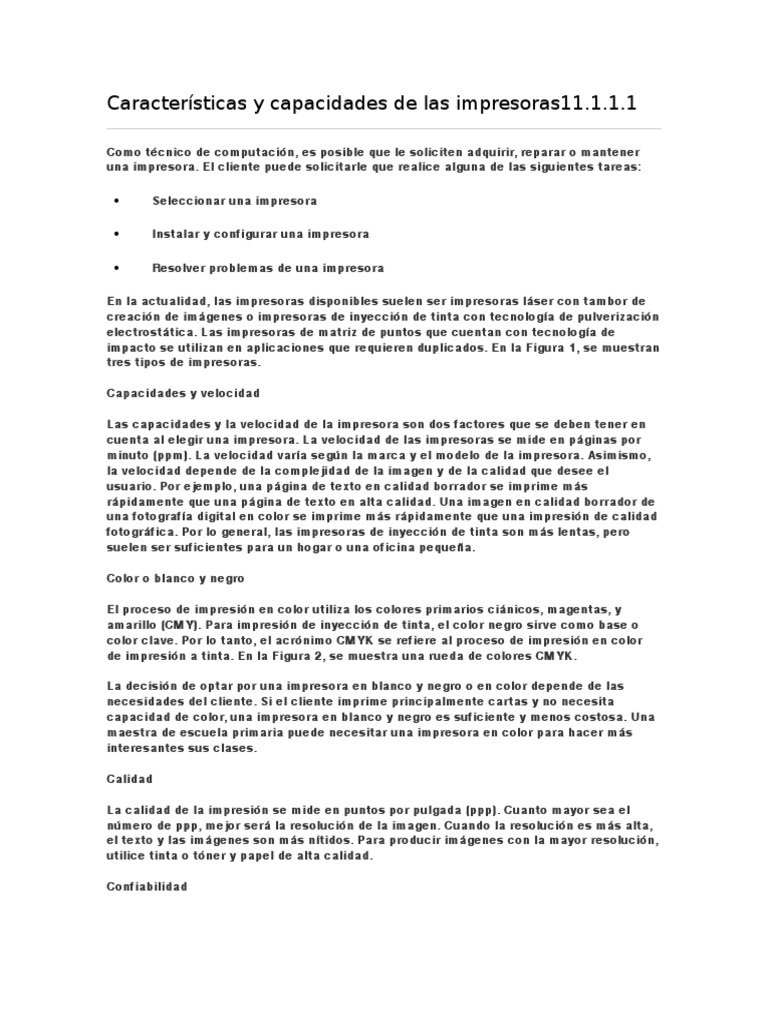 Capitulo 11 12 13 14 | PDF | Impresora (Computación) | Red de computadoras