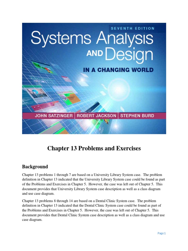 System Analysis & Design in A Changing World Chapter 13 Problems and ...