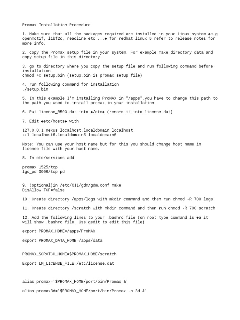 Promax Install | PDF | Utility Software | Information Technology Management