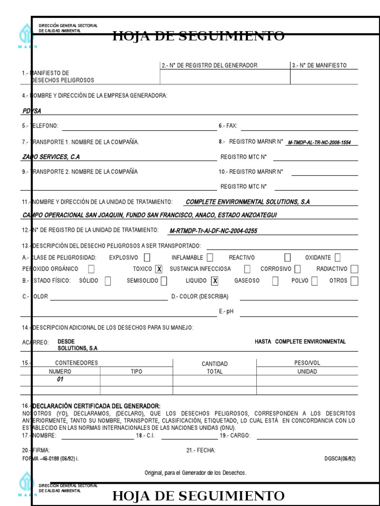 Hoja de Transporte | PDF | Naciones Unidas | Relaciones internacionales