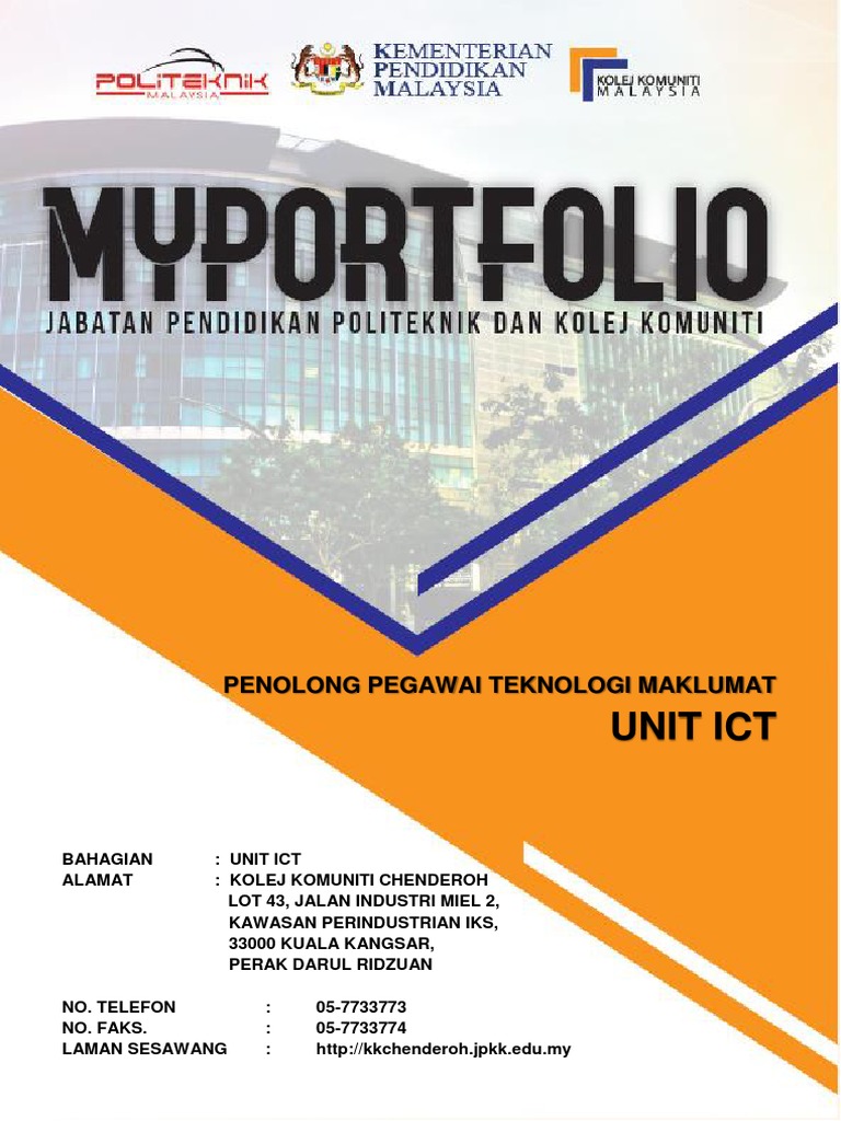 Myportfolio JPPKK-PPTM KKCP | PDF