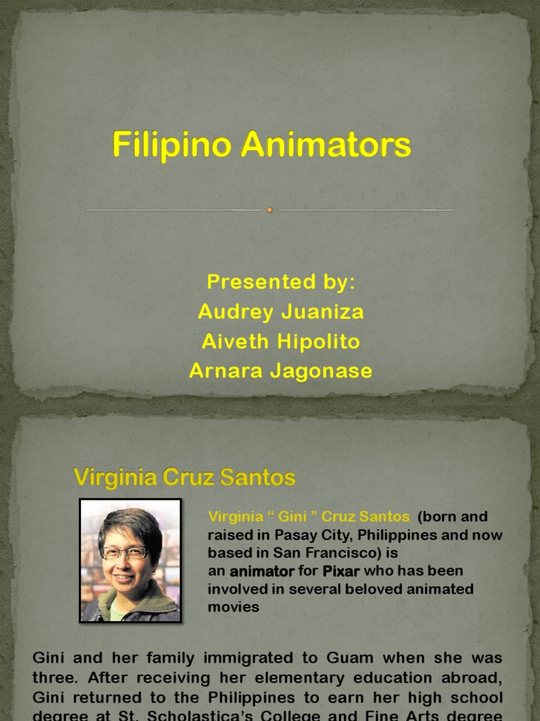 Filipino Animators and Their Impact | PDF | Animation | Walt Disney