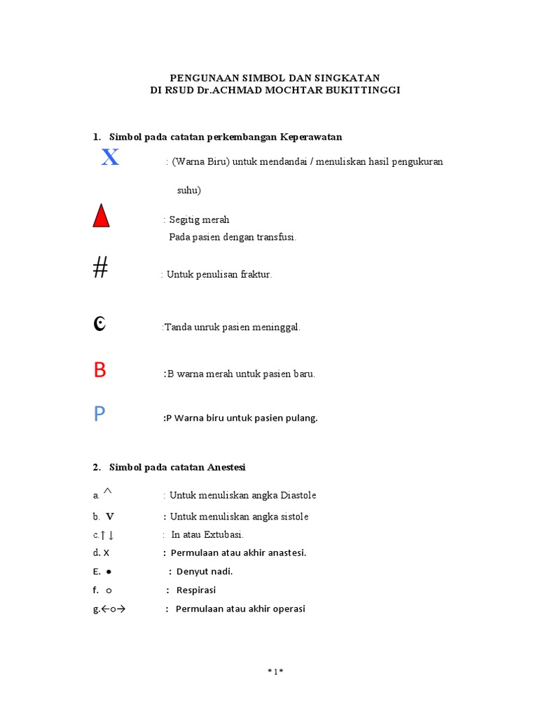 Singkatan Dan Simbol | PDF