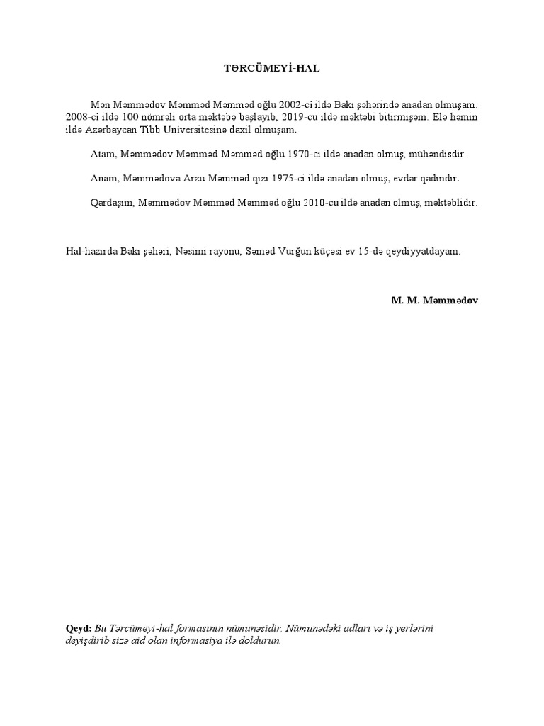 Tercumeyi Hal | PDF
