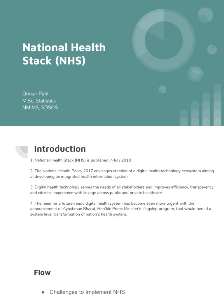 National Health Stack (NHS) | PDF | National Health Service | Health Care