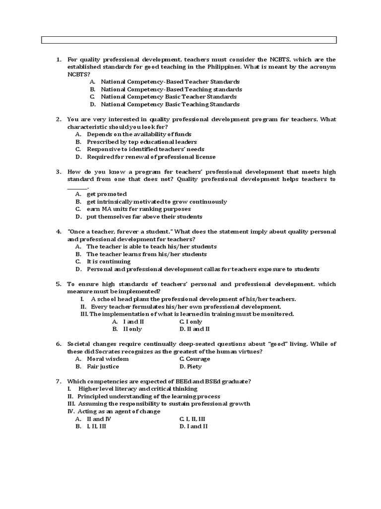 1 Let Review Prof Subject | PDF | Teachers | Schools