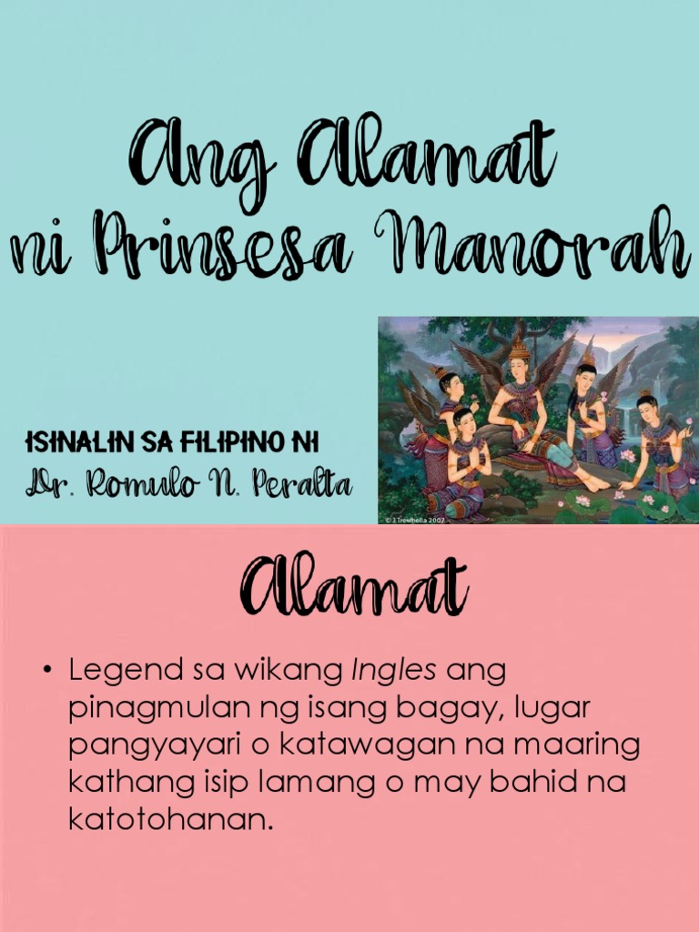 Ang Alamat Ni Prinsesa Manorah | PDF