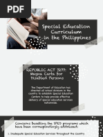 Timeline History of Special Education in The Philippines | PDF | Special Education | Philippines
