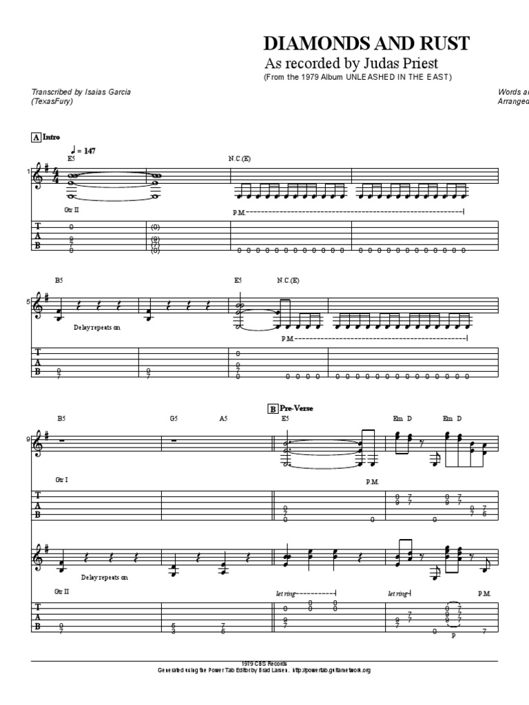 Judas Priest - Diamonds and Rust | PDF | Chess | Chess Theory