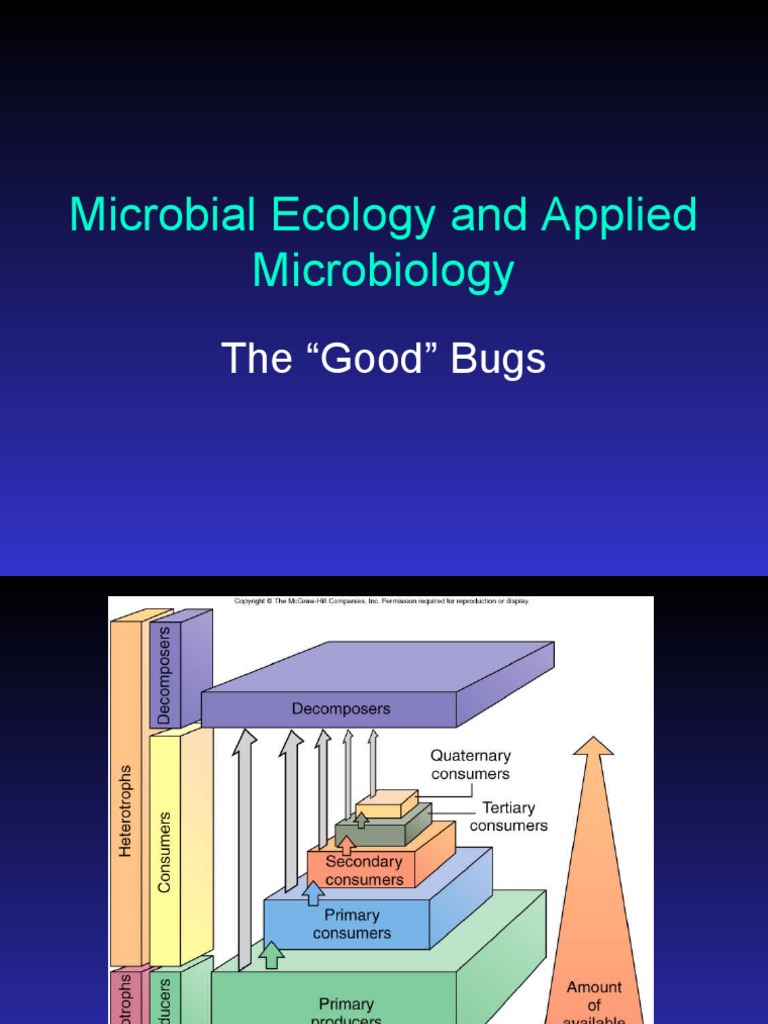 Microbial Ecology and Applied Microbiology: The "Good" Bugs | PDF