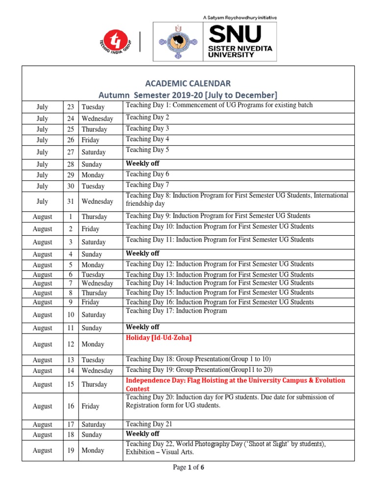 Academic Calendar | PDF | Academic Term | Schools