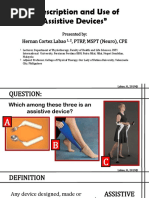 Guide to Ambulation Devices and Usage | PDF | Wheelchair | Walking