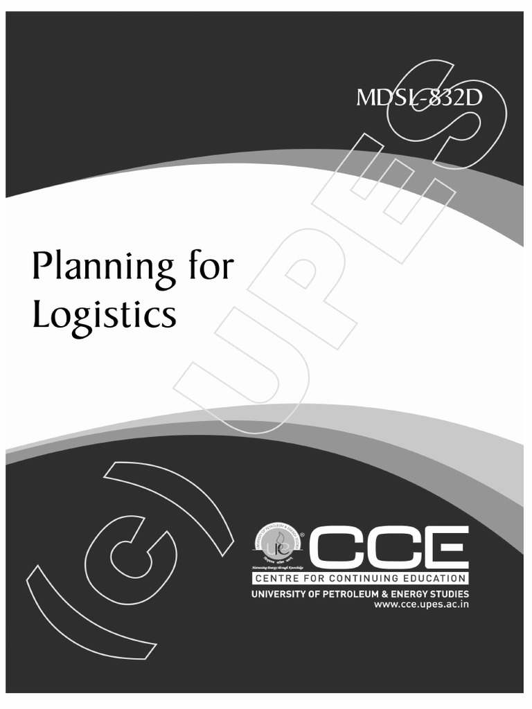 Planning For Logistics | PDF | Logistics | Inventory