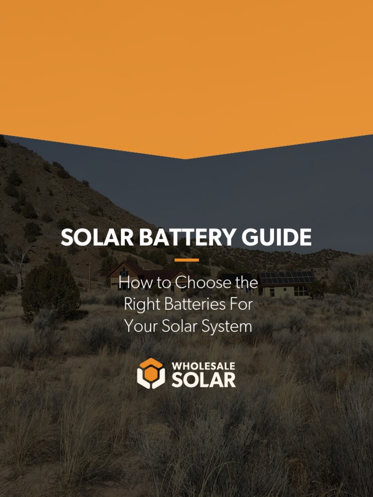 Solar Battery Guide | PDF | Kilowatt Hour | Electromagnetism