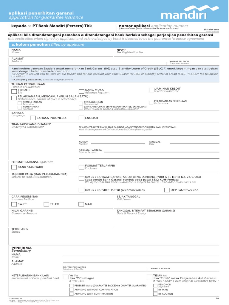 FA Aplikasi Penerbitan Garansi | PDF