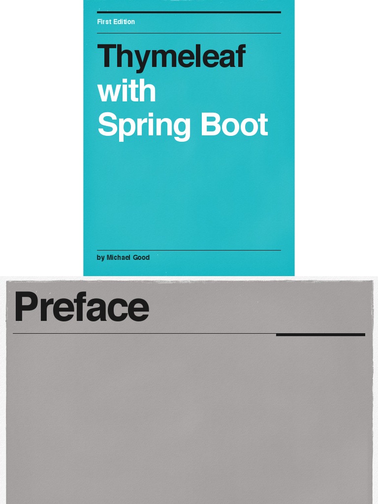 Thymeleaf Spring Boot | PDF | Java Server Pages | Model–View–Controller