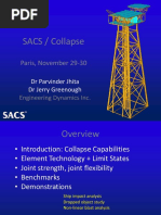 Sacs Training Presentation | PDF | Structural Analysis | Structural Load